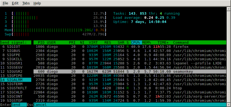 Señales y cómo terminar procesos en GNU/Linux - Junco TIC