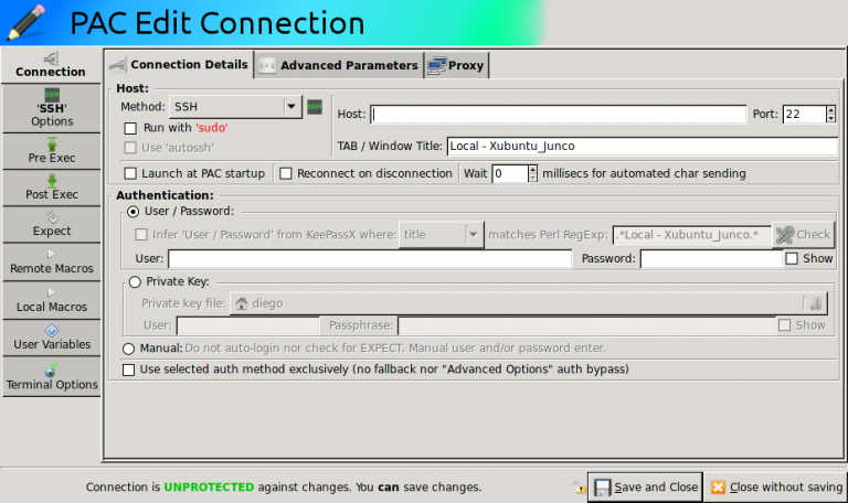 PAC Manager: una navaja suiza de las conexiones SSH - Junco TIC