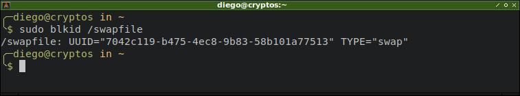 swapfile_blkid_uuid - Junco TIC