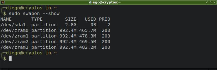 swapon_show - Junco TIC