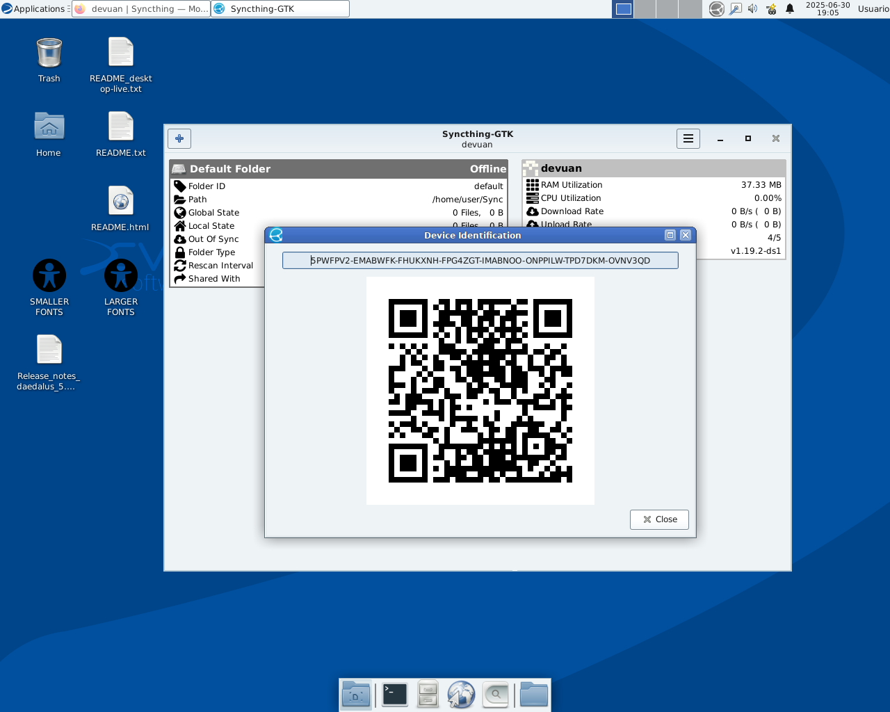 syncthing6 - Junco TIC